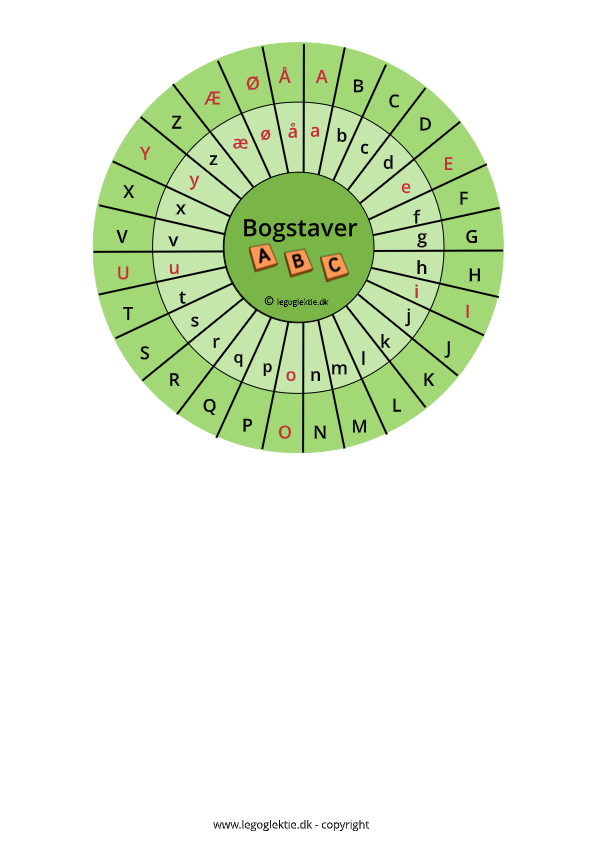 bogstaver | Leg og Lektie