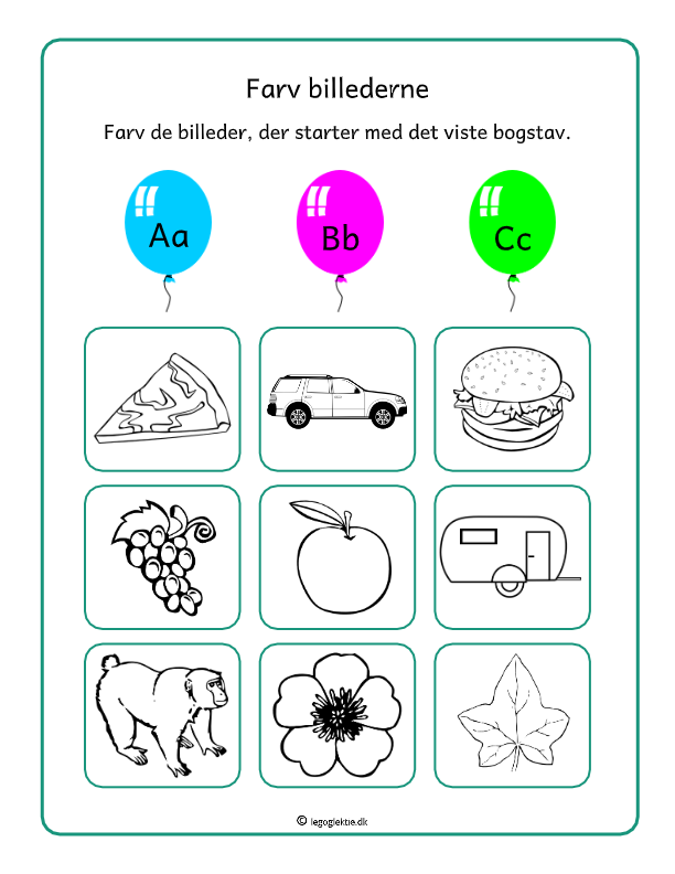 bogstaver | Leg og Lektie